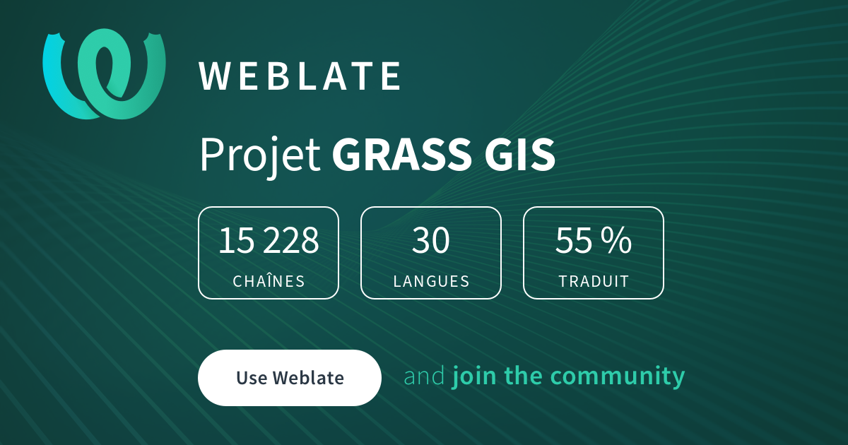 GRASS GIS - French @ OSGeo Weblate